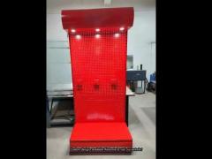 at-0264 store display  fixture wall display with led light tool displays color customized