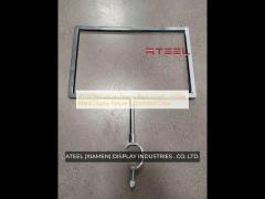 at-0274 custom display rack graphic holder metal display fixture customized color