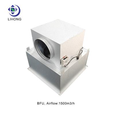 China 220V Voltage Blower Filter Unit With 1500 M3/h Air Flow And ≤60 DB Noise Level for sale
