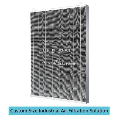 China Initial Pressure Drop ≤220 ≤140 HV Particulate Air Filter 1220 610 150mm Custom Size Industrial Air Filtration Solution for sale