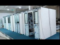AS-2040D-2.2-AD Ducha de aire de cuarto limpio con puertas correderas de doble hoja