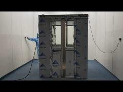Sanitizing air shower room for entrance room.mp4