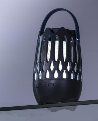 Cina Campeggio Lampada anti zanzara multifunzionale Bug Zapper Flame Bluetooth Night Light in vendita