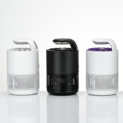 중국 실내 ABS 재충전 가능한 테이블 전기 모기 덫 LED 램프 저소음 대기 빛과 LED UV395 * 8pcs 판매용