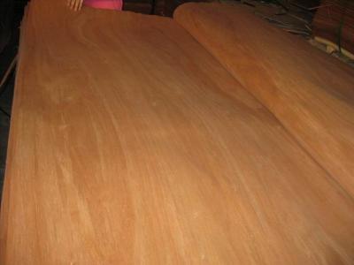 China 4’ x 8’ Red Canarium Wood Veneer Sheet For Furniture, Door for sale
