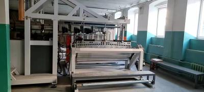中国 TPR 2Mのカーペット裏付けのMachineTPEのジュートのカーペットのための熱可塑性の放出ライン 販売のため