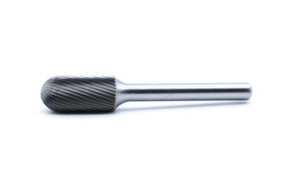 China SC-5M Carbide Ball Nosed Cylinder Rotary Burr - Single Fine Cut for Curved Metal Work for sale