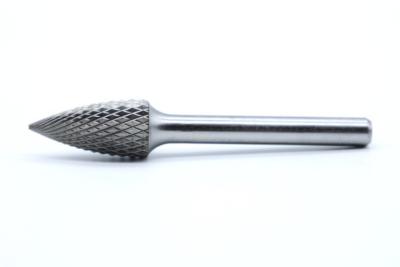 China Diamond Cut Silver Brazed Tungsten Burr SG-3M High Precision Raw Carbide With Low Runout for sale