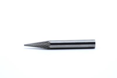 China SM-1M Solid Carbide Taper Single Cut Rotary Burr - OAL 50mm Length for Machining for sale