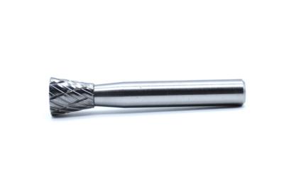 China SN-4M Inverted Cone Shape Double Cut Carbide Burr - For Internal Reaming and Reverse Slope Machining for sale