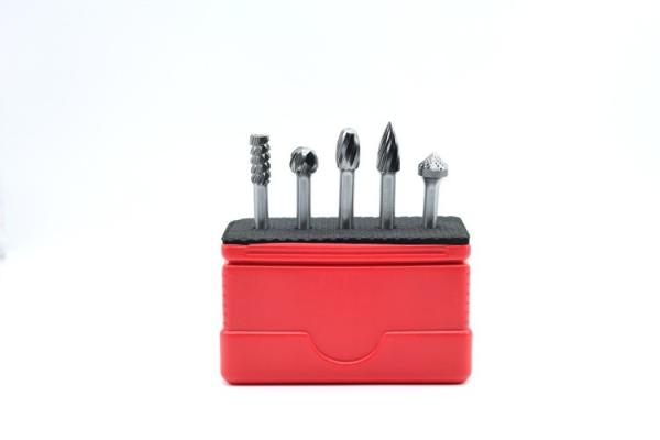 Quality 12mm Composite Rotary Burr Set 5 Piece Multi Shape Multi Purpose Combination Kit for sale