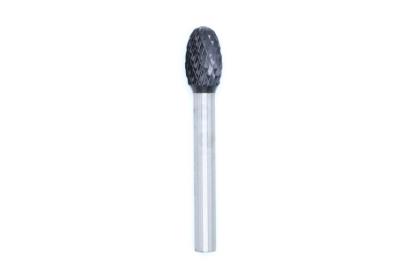 China Reliable Rotary Tool Burr Bits SE-5M AlTiN Coated Double Cut Carbide Burr for sale