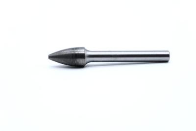 China SG-3M Pointed Tree Carbide Rotary Burr Blank with 9.6mm Cut Diameter for Custom Tooth Grinding for sale