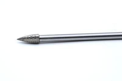 China SG-2ML6 Long Shank Carbide Burr with 8mm Head and 150mm Shank for Deep Slot Work - Double Cut Design for sale