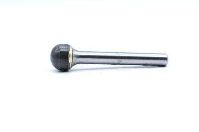 China SD-3M Ball Shape Carbide Burr Blank with 9.6mm Head Diameter and YG8 Grade for Internal Corners for sale