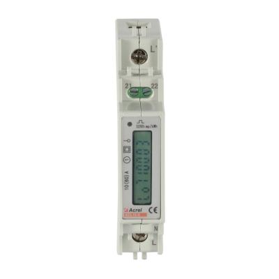 China Acrel 300286.SZ din rail single phase  watt volt kwh power meter with RS485  ADL10-E/C CE certificate for sale