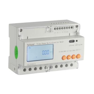 China Acrel 300286 ADL3000-E/FC din rail 3 phase  3multi tariff  energy meter rs485 *220/380v 10(80)A direct input for sale