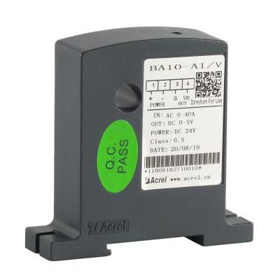 China Acrel 300286.SZ AC current sensor 0-50A in 0-5V Analog signal out BA10- AI/V for sale