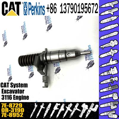 Cina iniettore 127-8205 0R-8479 dell'iniettore di combustibile diesel 1278205 per l'ugello 127-8205 7E-8729 0R-3190 dell'iniettore di Caterpillar 3114 in vendita