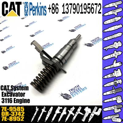 China Diesel Injector Fuel Injector Nozzle 7E-9585 Original for Caterpillar Loader IT28F Engine 3116 3126 3116 Fuel Injector K for sale