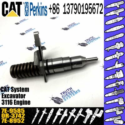 China Diesel Injector Fuel Injector Nozzle 7E-9585 Original for Caterpillar Loader IT28F Engine 3116 3126 3116 Fuel Injector K for sale