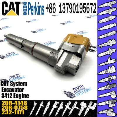 Chine Excavatrice Parts Fuel Injector de moteur de CAT Diesel 3412 1747528 174-7528 20R-4148 pour Caterpillar à vendre