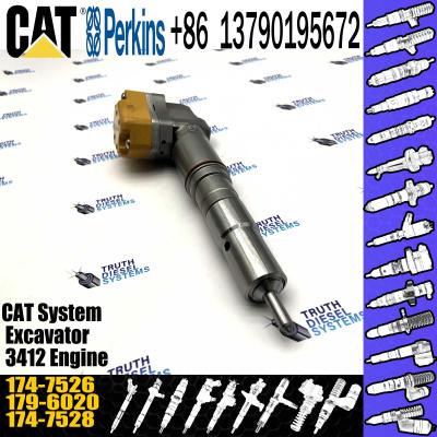 Chine Accessoires d'excavatrice d'injecteur de carburant de moteur Diesel pièces de moteur Diesel 1747526 174-7526 pour Caterpillar CAT 3412E 651E 657 à vendre