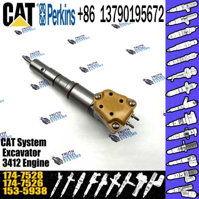 Chine Excavatrice Parts Fuel Injector de moteur de CAT Diesel 3412 1747528 174-7528 20R-4148 pour Caterpillar à vendre