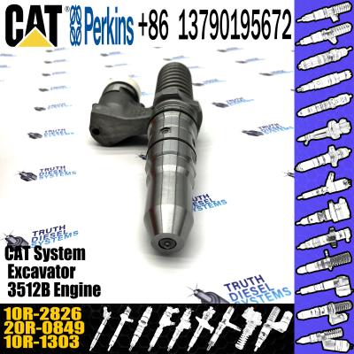Chine 249-0746 injecteur de carburant commun de rail d'injecteur de système de chat du moteur 3512B 10R-2826 10R-2827 pour Caterpillar à vendre