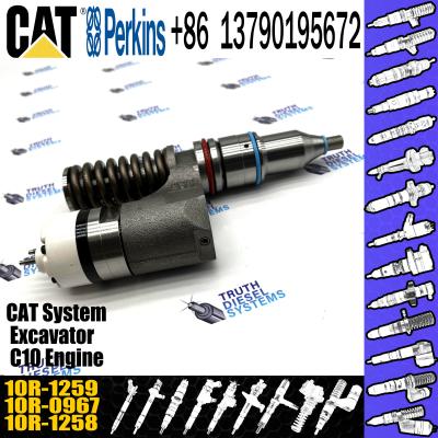 Chine injecteur de carburant commun d'excavatrice de rail de 10R-1258 10R-1259 pour l'injecteur 10R-1258 10R-1259 de moteur de CAT C10 C12 à vendre