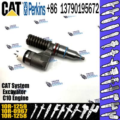 Chine injecteur de carburant commun d'excavatrice de rail de 10R-1258 10R-1259 pour l'injecteur 10R-1258 10R-1259 de moteur de CAT C10 C12 à vendre