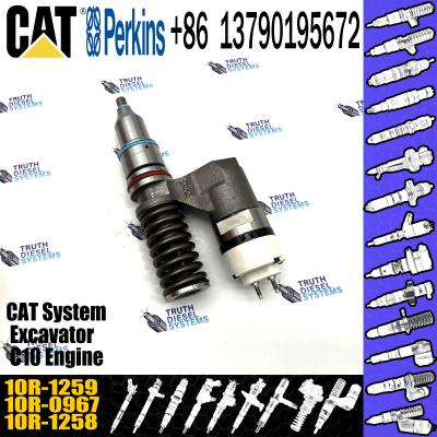 Chine injecteur de carburant commun d'excavatrice de rail de 10R-1258 10R-1259 pour l'injecteur 10R-1258 10R-1259 de moteur de CAT C10 C12 à vendre