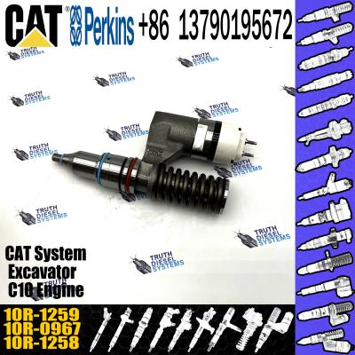 Chine injecteur de carburant commun d'excavatrice de rail de 10R-1258 10R-1259 pour l'injecteur 10R-1258 10R-1259 de moteur de CAT C10 C12 à vendre