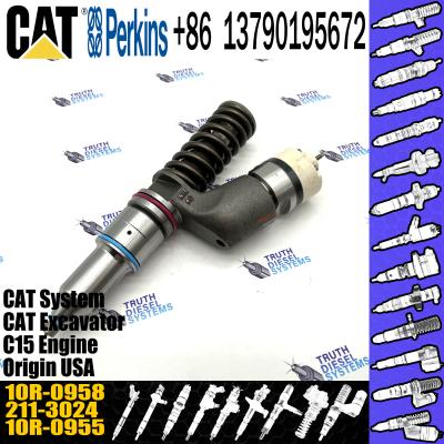 Cina Iniettore comune 211-3024 10R-0958 10R-8502 della ferrovia del combustibile diesel per il motore diesel del CAT C15 C18 in vendita