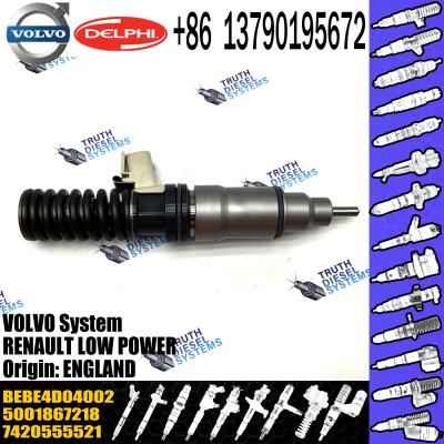 China Diesel Fuel Injector BEBE4D04002 For VOL Truck 20555521 RVI 7420555521 for sale