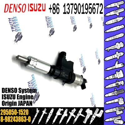 China diesel fuel injector nozzle 8-98243863-0 295050-1520 8-98243863-1 injector for ISUZU 4HK1 common rail injector for sale