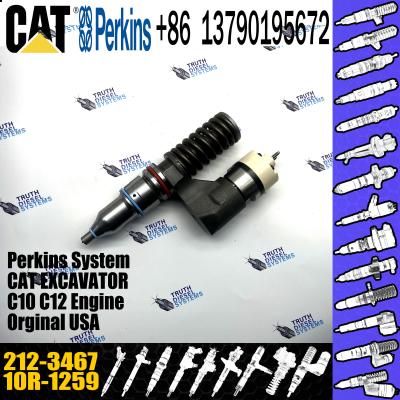 중국 새로운 10r1259 10r-1259 10R1259 2123467 좋은 가격 공통 레일 디젤 연료 분사기 10R-1259 212-3467 판매용