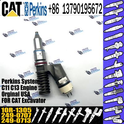 중국 고양이 굴삭기 엔진 트럭 C11을 위해 디젤 연료 커먼 레일 인젝터 2490707 10R1305 249-0707 10R-1305를 재제조하세요 판매용