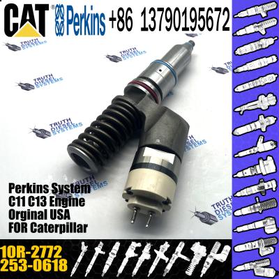 중국 C13 C15 C18 385C 자동차 부속품 고급 품질 디젤 엔진 분사 장치 노즐 253-0618을 위한 커먼 레일 인젝터 253-0618 10R-2772 판매용