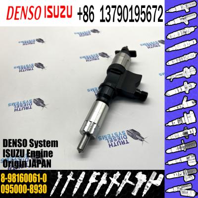 China 8-98160061-0 095000-8930 Common Rail Fuel Injector For Isuzu 4HK1 Diesel Engine for sale