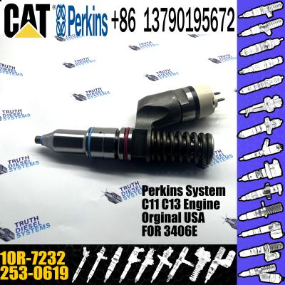 Cina Iniettore diesel 253-0619 10R-7232 239-4908 239-4908 del motore 3406E per la ferrovia comune di Caterpillar in vendita