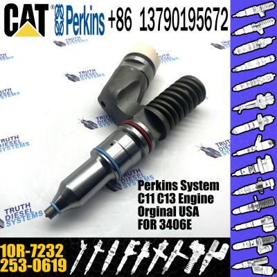 Cina Iniettore diesel 253-0619 10R-7232 239-4908 239-4908 del motore 3406E per la ferrovia comune di Caterpillar in vendita