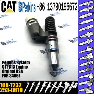Cina Iniettore diesel 253-0619 10R-7232 239-4908 239-4908 del motore 3406E per la ferrovia comune di Caterpillar in vendita
