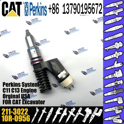 중국 고양이 엔진 3406E C15를 위한 고급 품질 디젤 연료 커먼 레일 인젝터 211-3022 10R-0956 판매용