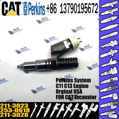 중국 굴삭기는 C13 C15 C18 엔진 분사기 253-0618 10R-7231 211-3028 211-0565 211-3023을 분할합니다 판매용
