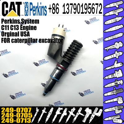 China C11 C13 Fuel Injector 249-0713 249-0705 249-0707 for cat caterpillar excavator backhoe compactor crawler loader dozer for sale
