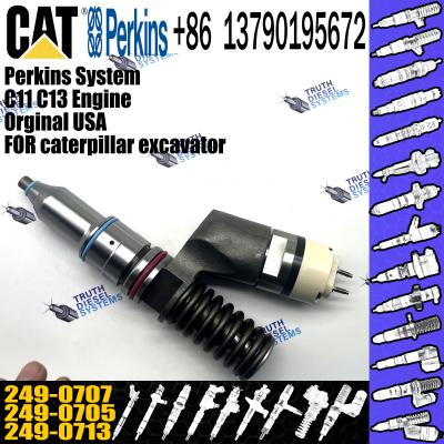 China C11 C13 Fuel Injector 249-0713 249-0705 249-0707 for cat caterpillar excavator backhoe compactor crawler loader dozer for sale