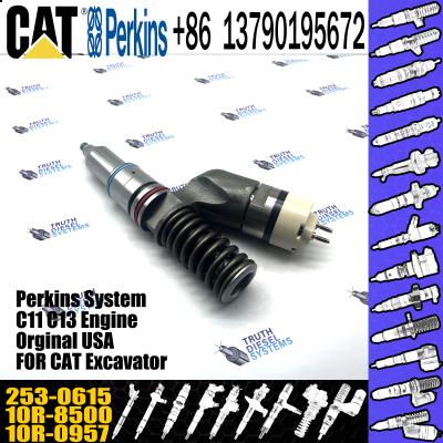 China Hot sale good testing fuel injector 253-0616 10R-3265 2530616 10R3265 253-0615 for C15 C18 365C more series for sale