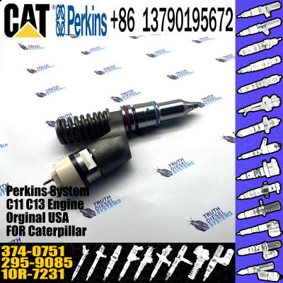 중국 애벌레 궤도형 견인차 D10N D10R D10T D10T2를 위한 새로운 디젤 엔진 파트 연료 인젝터 374-0751 20R-2285 판매용