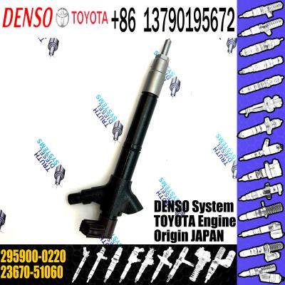 China Rail Diesel Injector nozzle 23670-59045 23670-51060 295900-0220 for TOYOTA Lexus LX570 Land Cruiser 200 1VDFTV for sale